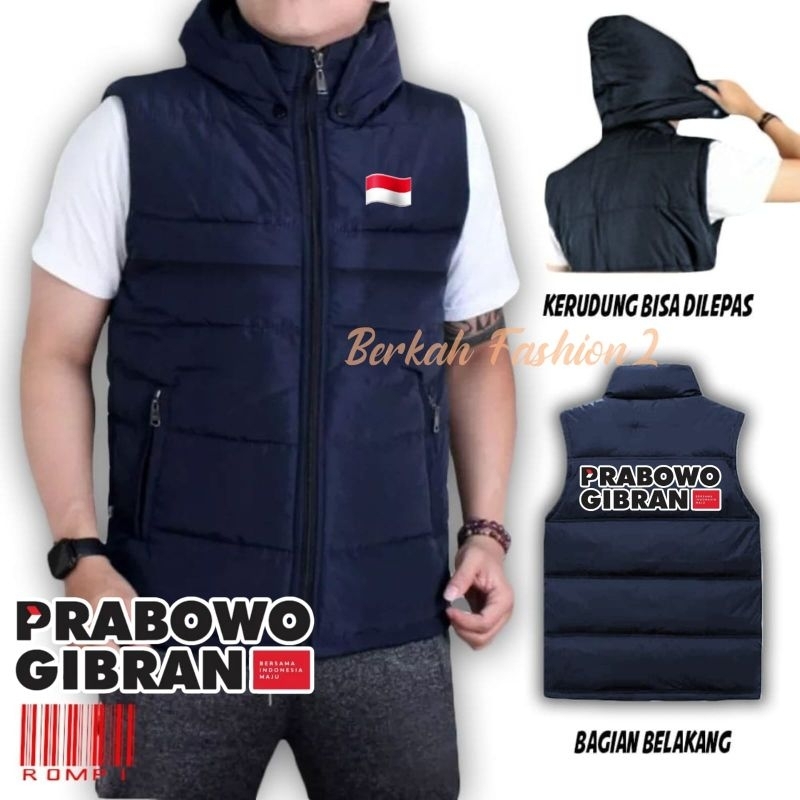 Jual ROMPI PRABOWO GIBRAN BENDERA - ROMPI PRAGIB CAPRES - CUSTOM SABLON ...