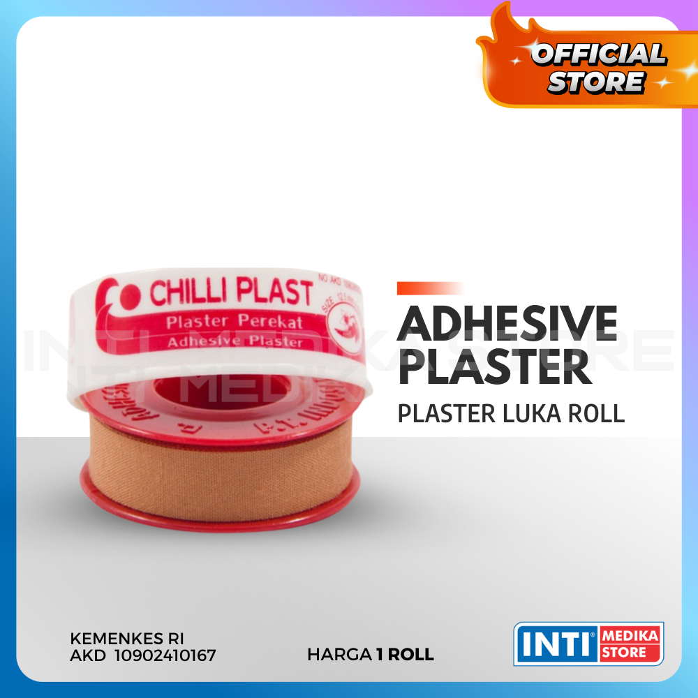 Jual CHILI PLAST - Plester Rol Kain | Plester Luka | Plester Kain Rol ...