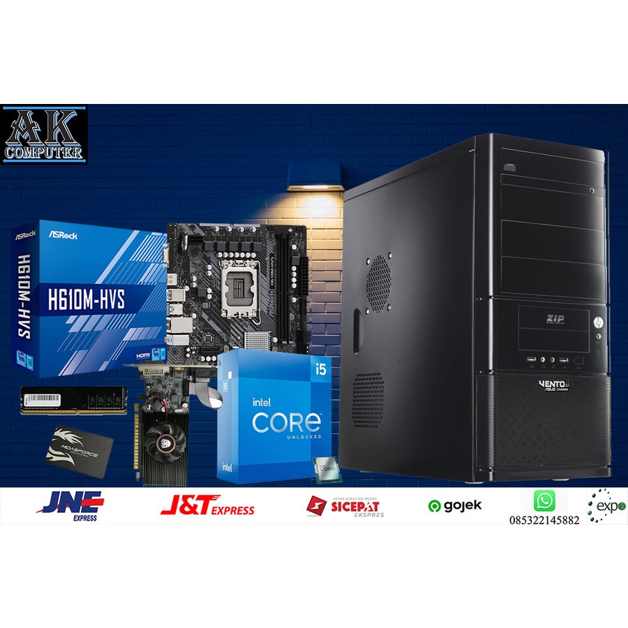 Jual PC RAKITAN OFFICE INTEL GEN 13 CORE i5 13400 + RAM 8GB + SSD 128GB | Shopee Indonesia