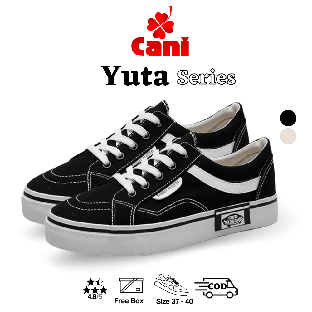 Jual Cani "Free Box" Yuta Sepatu Sneakers Wanita Casual Korea Fashion ...