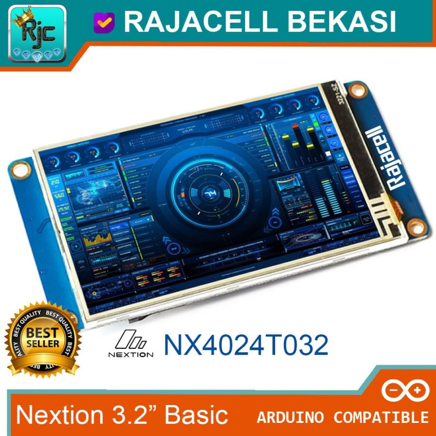 Jual Nextion 3.2" HMI UART LCD TFT + Touchscreen for Arduino Rasbpi ...