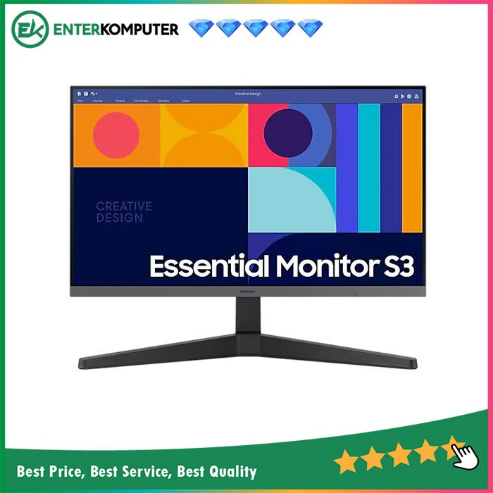 Jual SAMSUNG 24" S24C330 FHD IPS 100Hz with AMD FreeSync / Monitor 24 ...