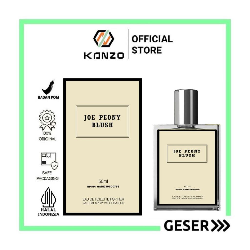Jual Kanzo - [BPOM] Parfum Joe Peony Blush 50ml Premium / Parfum Joe ...