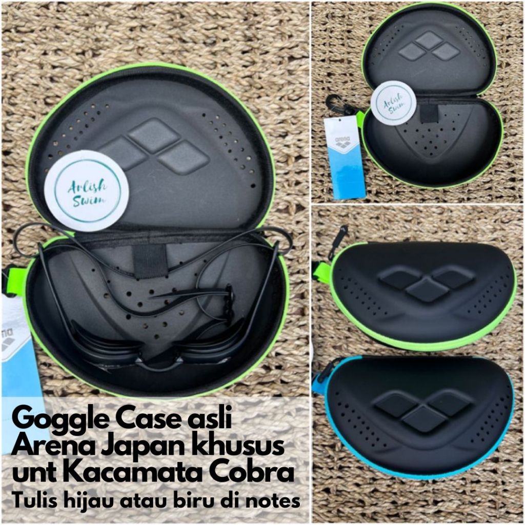 Jual Arena Goggle Case Big Size for Cobra Ultra or Core / Tempat kacamata renang | Shopee Indonesia