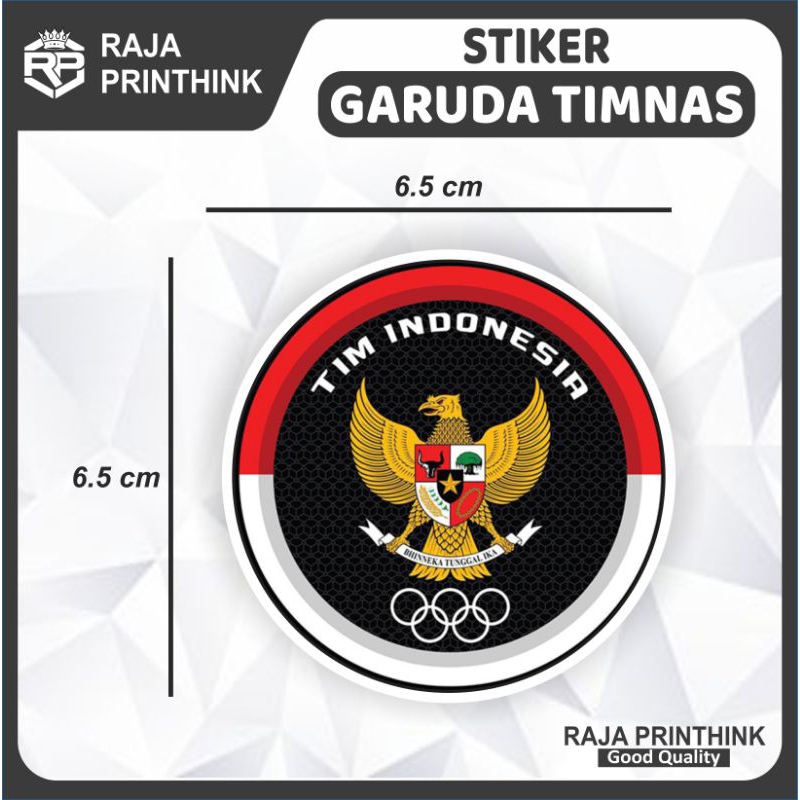 Jual Sticker Stiker Logo Garuda Timnas Indonesia Merah Putih / Stiker ...