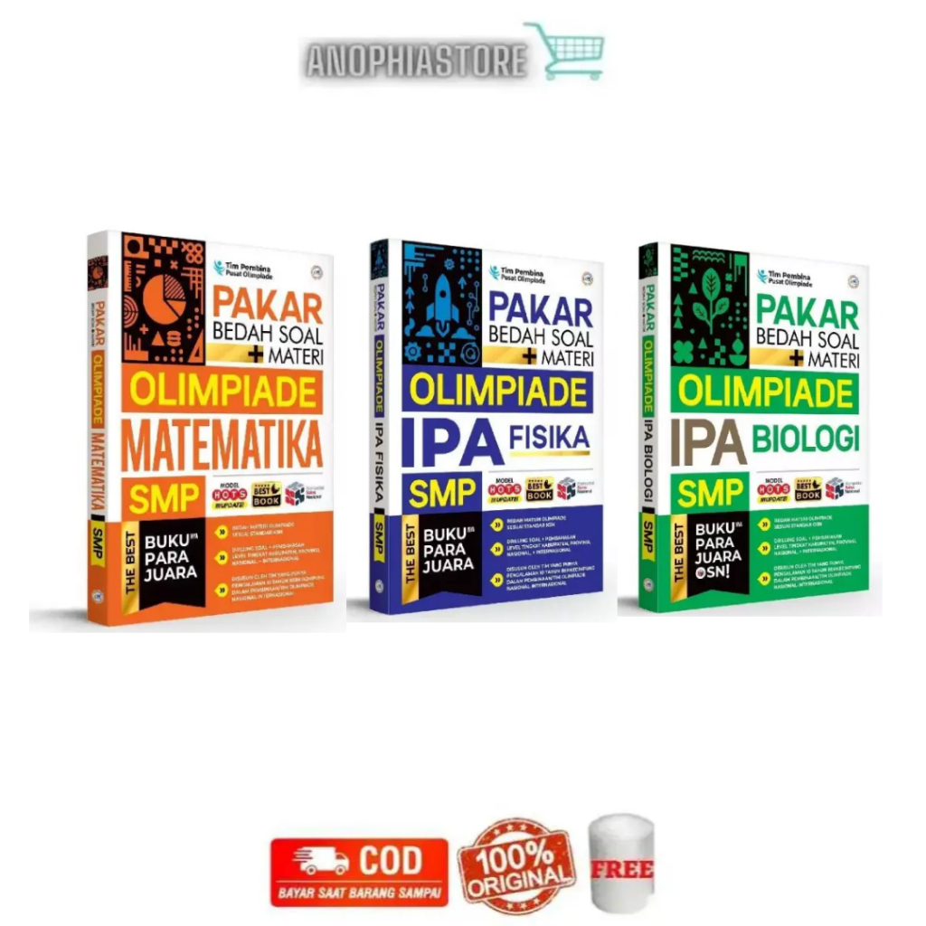Jual Buku OSN SMP/MTS Pakar Olimpiade Matematika Biologi Fisika SMP/MTS | Shopee Indonesia
