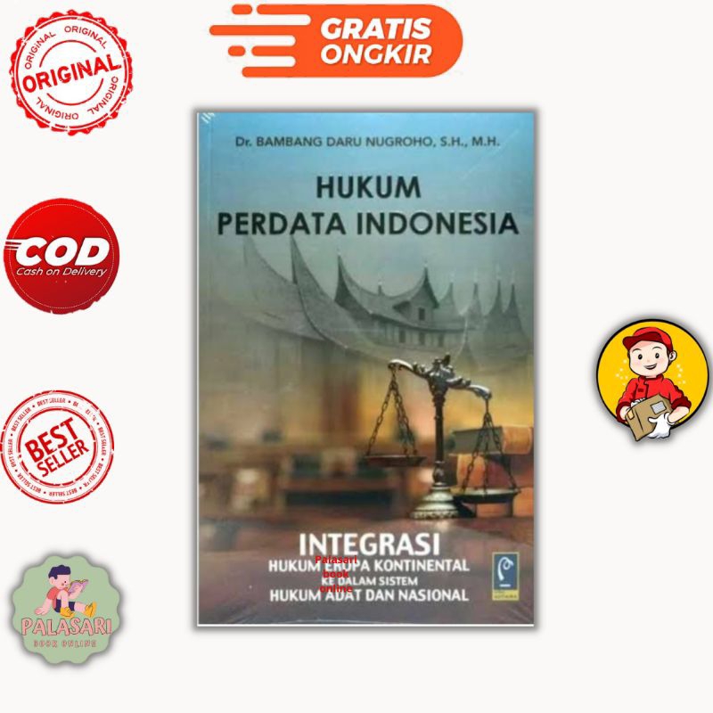 Jual BUKU HUKUM PERDATA INDONESIA integrasi hukum Eropa kontinental ke ...