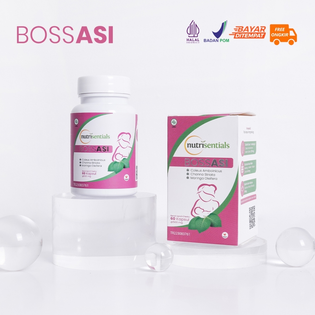 Jual NUTRISENTIALS BOSSASI Original Membantu Mereproduksi Asi BPOM | Shopee Indonesia