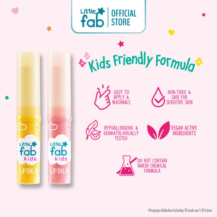 Jual Little Fab Kids Lip Balm | Shopee Indonesia