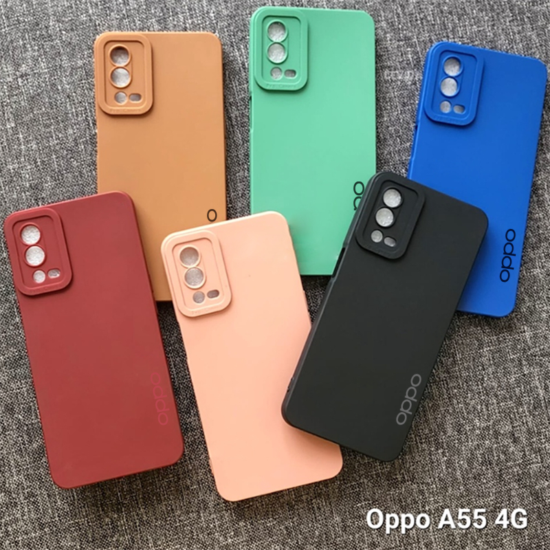 Jual Softcase OPPO A55 4G OPPO A55 Case 3D Pro Camera Gel Silika Casing ...