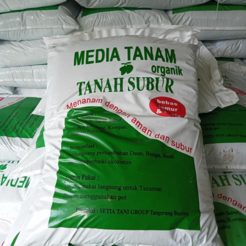 Jual Media Tanam Tanah Subur - Plus Kompos Siap Pakai Tanaman Hias ...