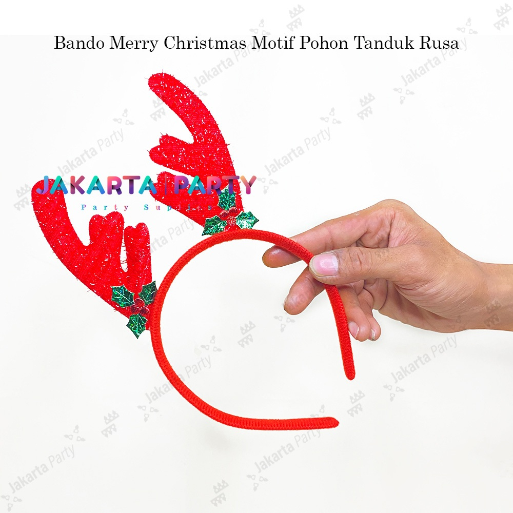 Jual Bando Natal 12 / Bandana Natal / Head Band Christmas / Hiasan ...