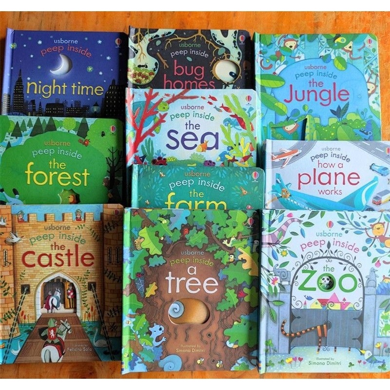 Jual MALL Usborne peep inside book buku cerita bahasa inggris ...