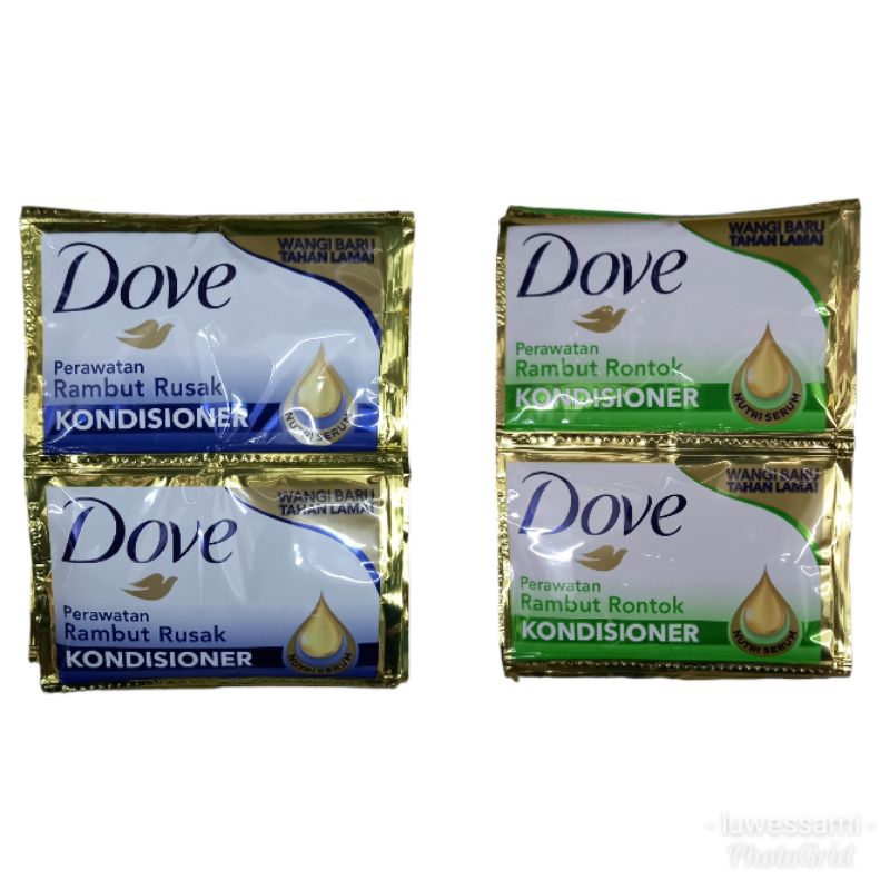 Jual DOVE Conditioner Renceng 12 Sachet | Shopee Indonesia