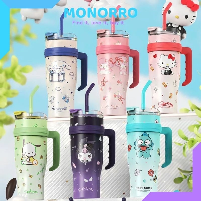 Jual ORI Termos Sanrio Botol Minum Stainless Sanrio Tumbler Sanrio Sedotan Stainless 1200ml ...