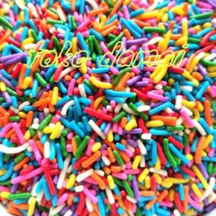 Jual meses elmer rainbow / meses warna repack 1kg | Shopee Indonesia