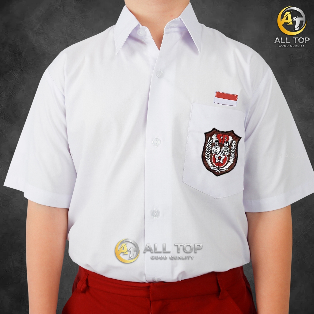 Jual Baju Sekolah SD Putih Lengan Pendek Seragam Sekolah SD Baju Putih ...