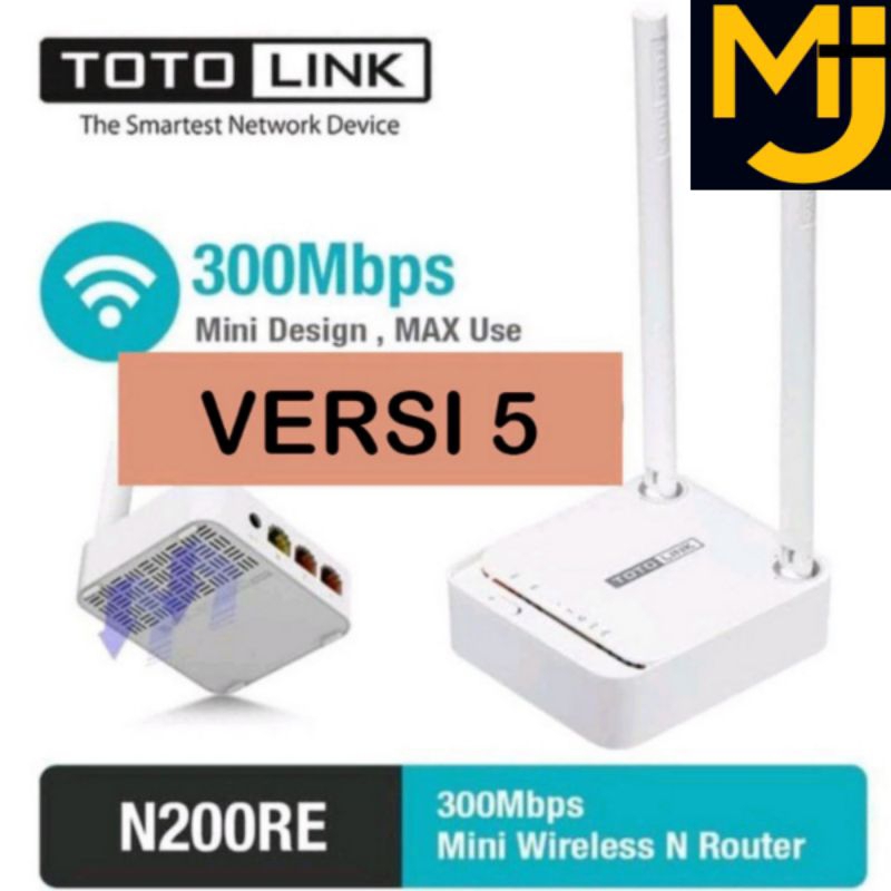 Jual Totolink N200RE Router 2 Antenna Wireless N Mini 300Mbps | Shopee ...
