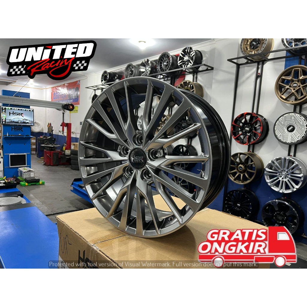 Jual VELG MOBIL CHROME HSR WIEGEN R17 HYPER BLACK MOBIL VOXY ALPHARD ...