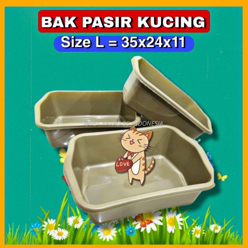 Jual PPI- Cat Litter Box Kucing Bak Pasir Kucing Anjing Tempat Pup ...