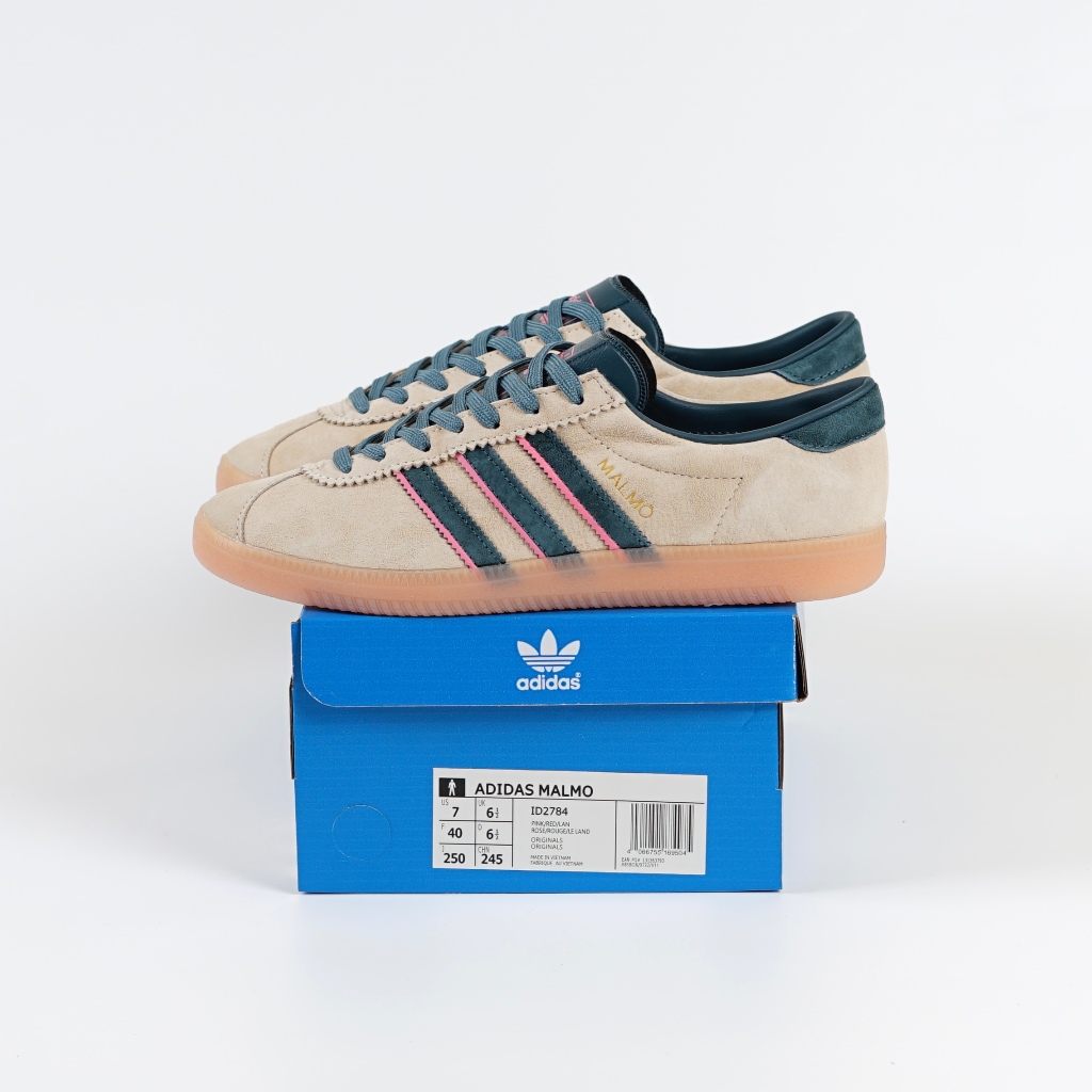 Jual Adidas City Series Malmo Beige Green Pink | Shopee Jual Adidas City Series Malmo Beige Green Pink | Shopee