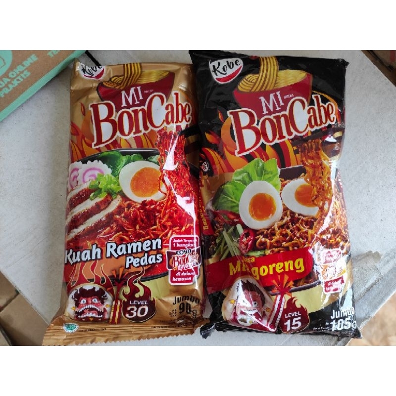 Jual Boncabe Mie Goreng/ Kuah Ramen Pedas Karton isi 24 | Shopee Indonesia