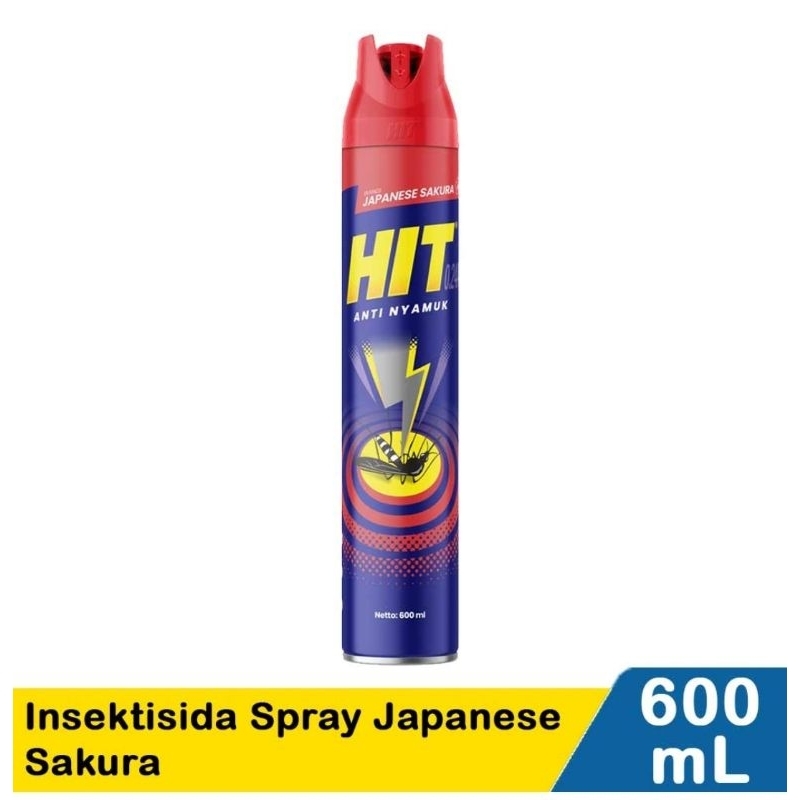 Jual HIT 0,12 AE ANTI NYAMUK SPRAY 600 ML // OBAT NYAMUK HIT // HIT ...