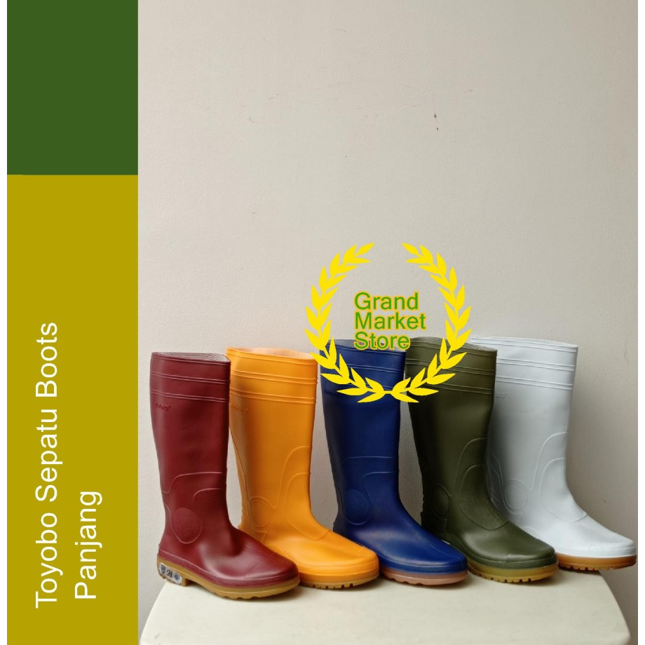 Jual Toyobo Sepatu Boot Termurah Toyobo Panjang Sepatu Boots Pria Karet ...