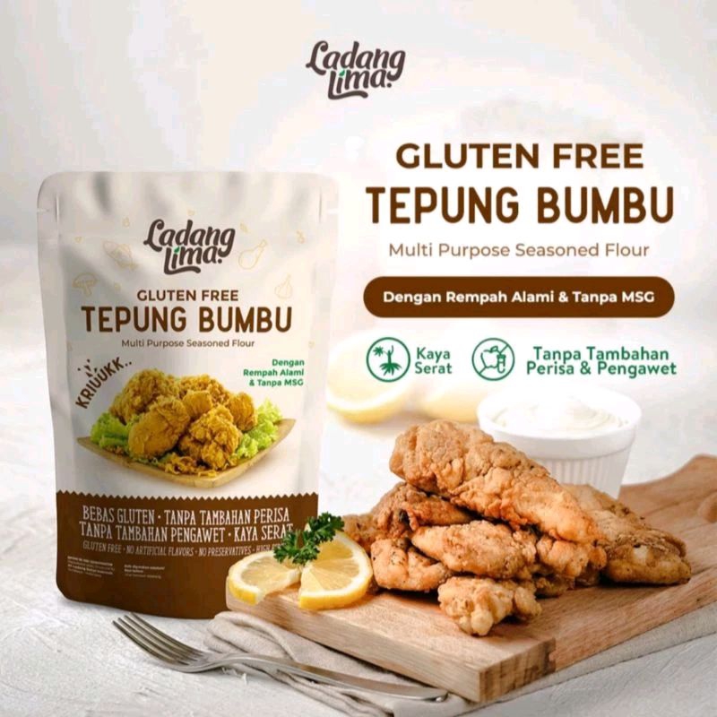 Jual TEPUNG BUMBU SEHAT SERBAGUNA LADANG LIMA / GLUTEN FREE TEPUNG ...