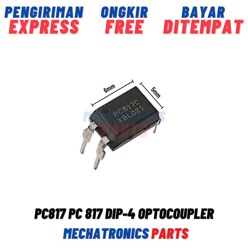 Jual 2 Buah PC817 PC 817 DIP 4 OPTOCOUPLER | Shopee Indonesia