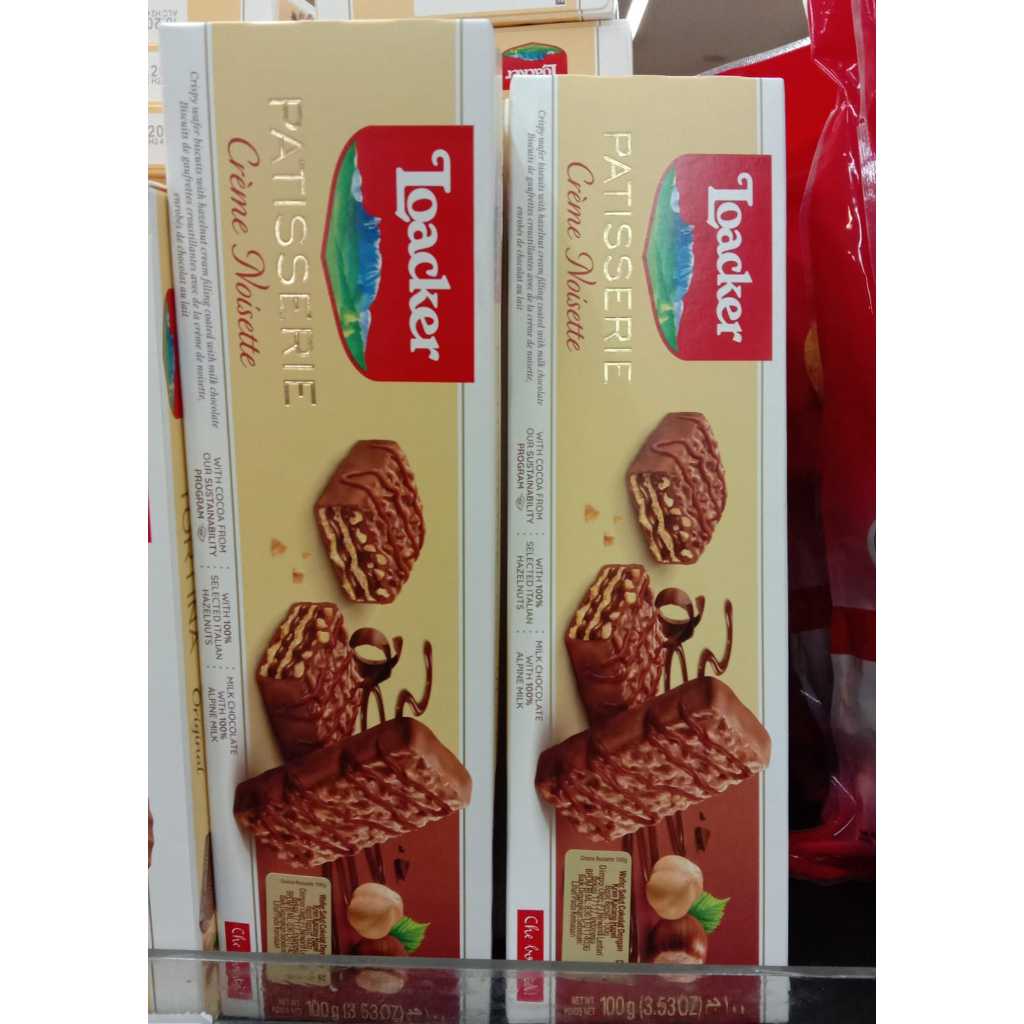 Jual Loacker Patisserie Creme Noisette 100g | Shopee Indonesia