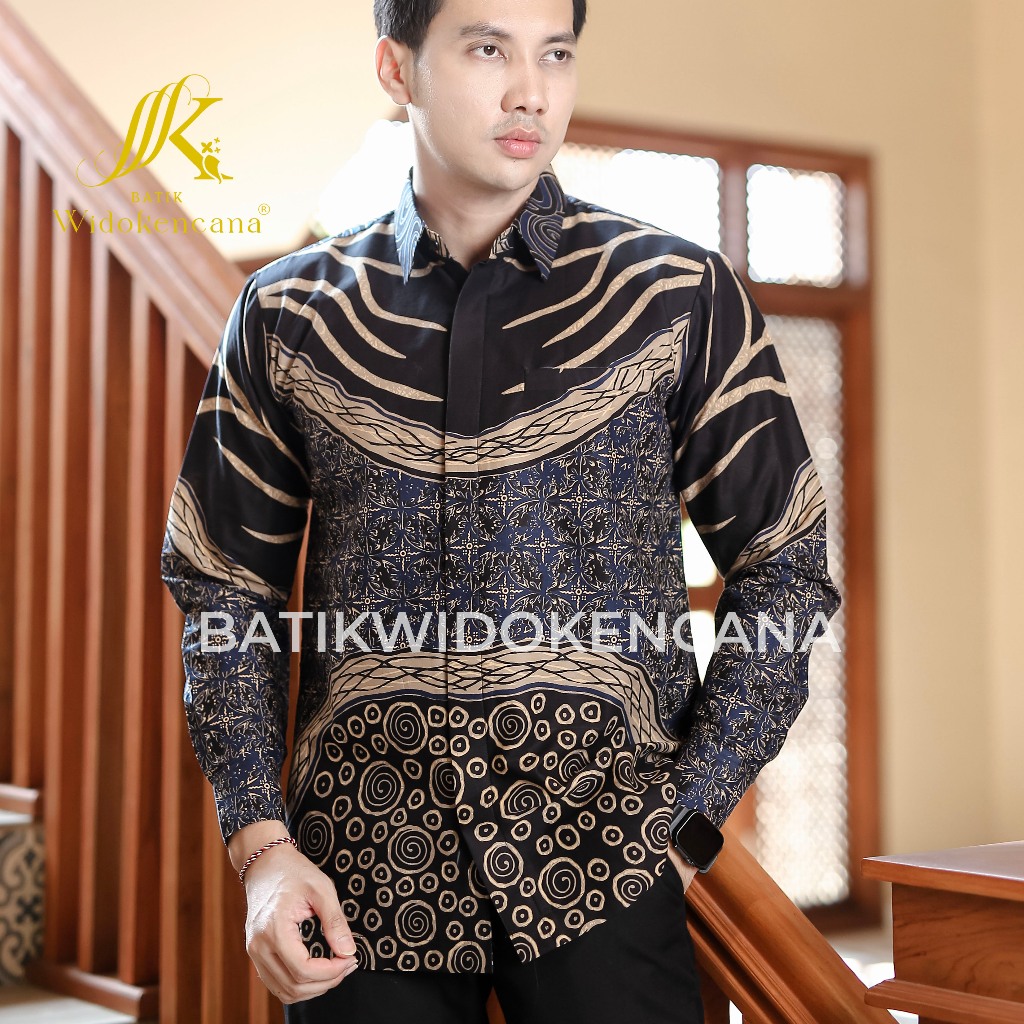 Jual Premium Kemeja Batik Pria Lengan Panjang Jahitan Taylor Motif ...