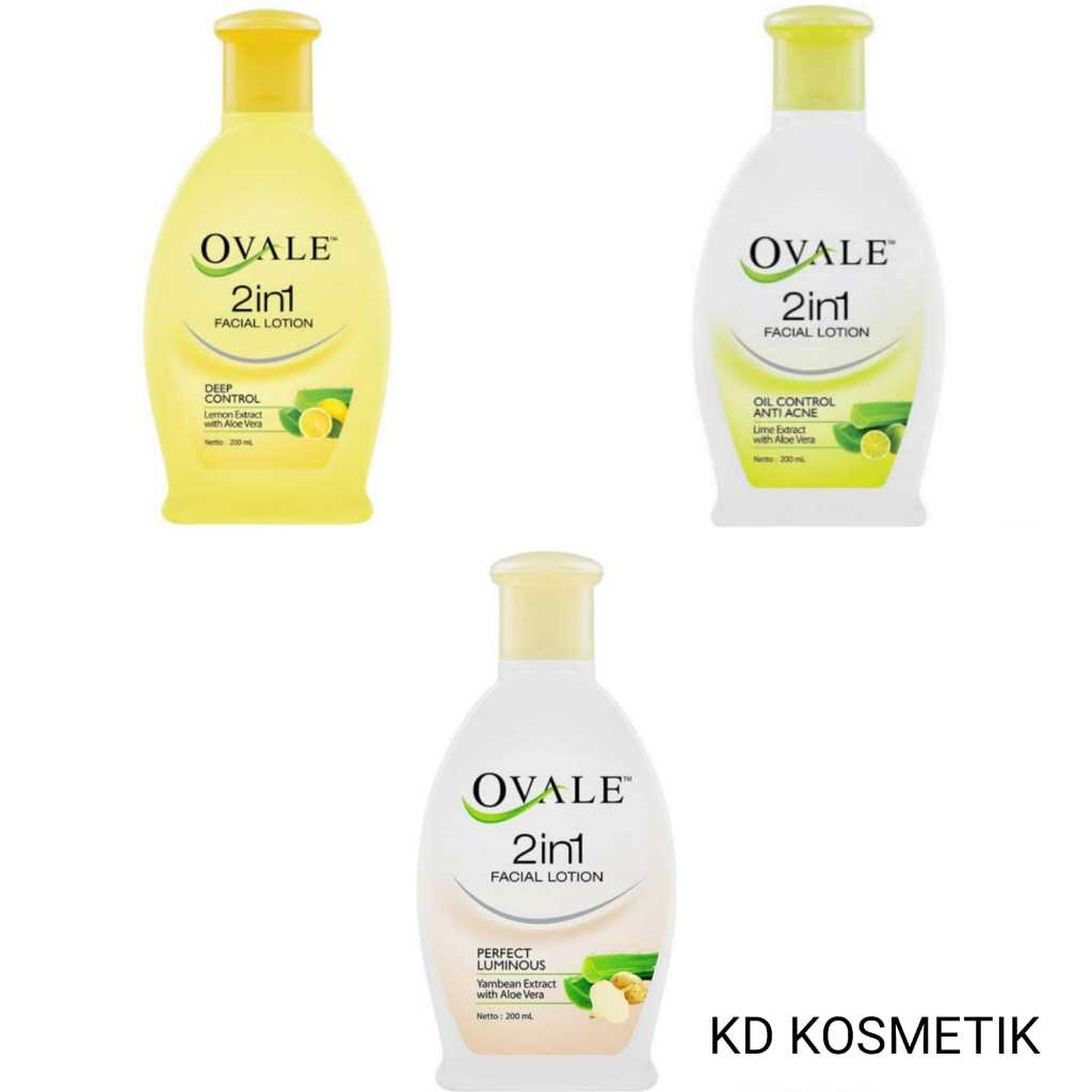 Jual Ovale 2 in 1 Facial Lotion #pembersih wajah | Shopee Indonesia