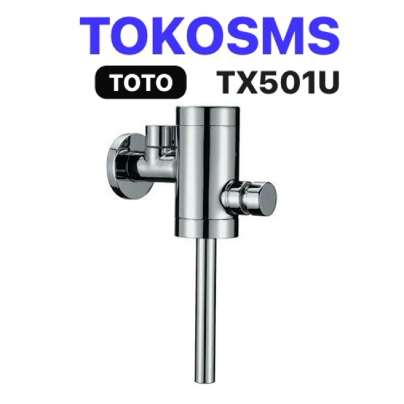 Jual push kran urinoir TOTO TX501U ORIGINAL urinal flush valve TX 501 U ...