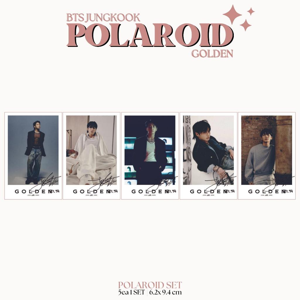 Jual POLAROID BTS GOLDEN (ISI 5 PCS + LAMINASI 2 SISI) TANDA TANGAN TTD ...