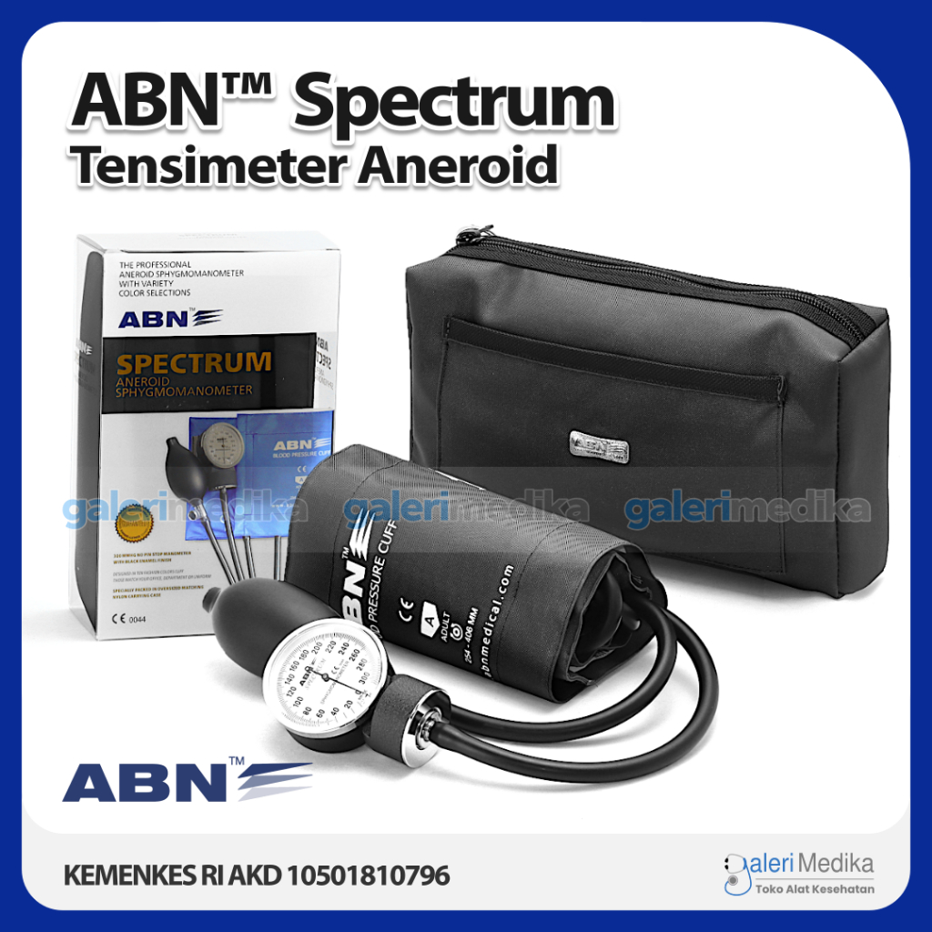Jual ABN Spectrum Tensimeter Aneroid - Hitam / Tensimeter Kompas ...