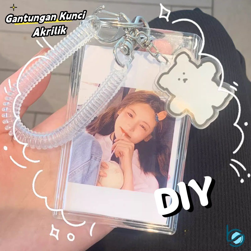 Jual Holder Id Card Acrylic DIY Id Card 2 Sisi Tempat Kartu Akrilik ...