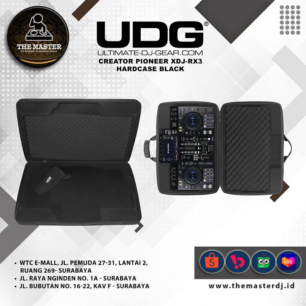 Jual UDG Creator Pioneer XDJ-RX3 Hardcase DJ Bag Tas Alat DJ | Shopee ...