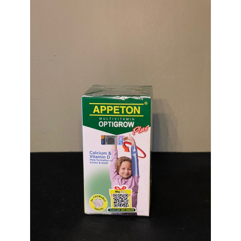Jual Appeton Multivitamin Optigrow kids Vitamin Kalsium Anak | Shopee ...