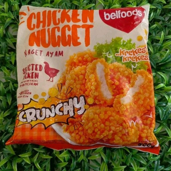 Jual Belfoods Chicken Nugget Crunchy - Berat 500 Gr | Shopee Indonesia