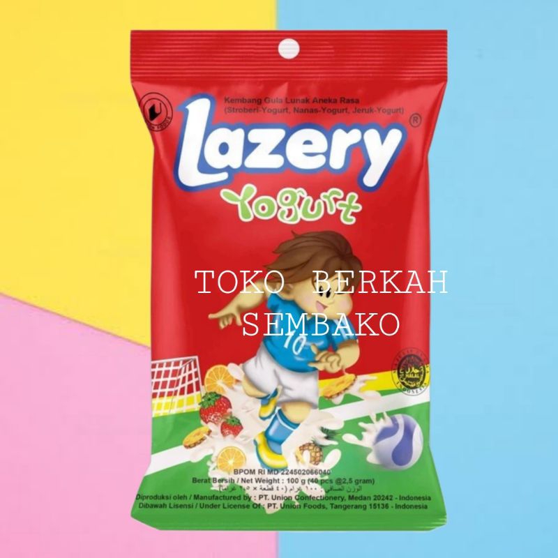 Jual Permen LAZERY Yogurt 100gr (isi40pcs) -1 BUNGKUS | Shopee Indonesia