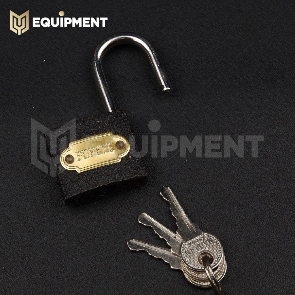 Jual gembok hitam serba guna / 38mm 32mm / security padlock / koper ...