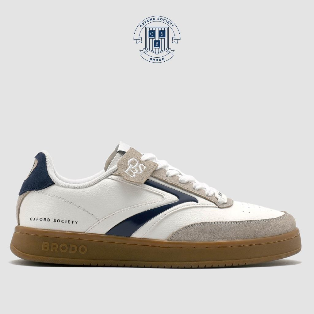 Jual Brodo x Oxford Society - Ace Tennis - Navy | Shopee Indonesia