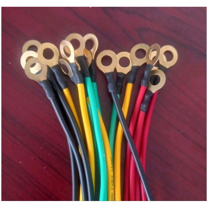 Jual Kabel masa Kabel grounding motor kabel masa klakson 15cm | Shopee ...