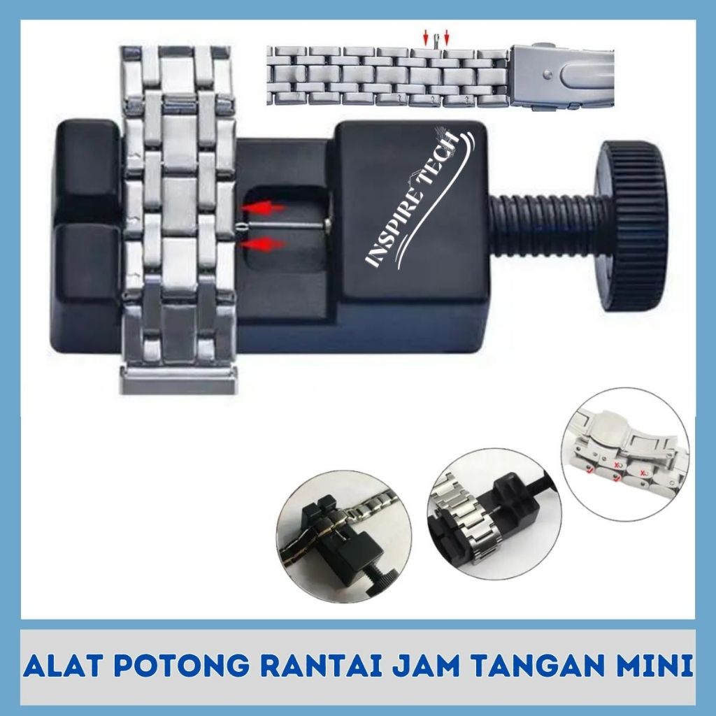 Jual Alat Potong Rantai Jam Tangan Mini pelepas pin pen strap rantai ...