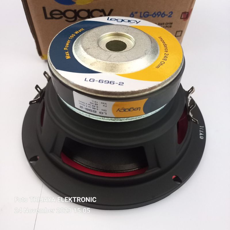 Jual Speaker Subwoofer 6 inch Legacy LG 696-2 Double Coil | Shopee ...