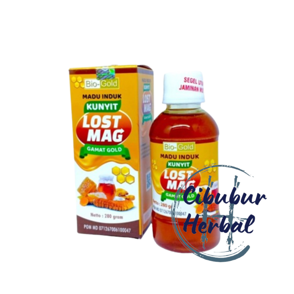 Jual Madu Lambung Obat Herbal Maag Asam Gerd Induk Kunyit Lostmag Bio ...