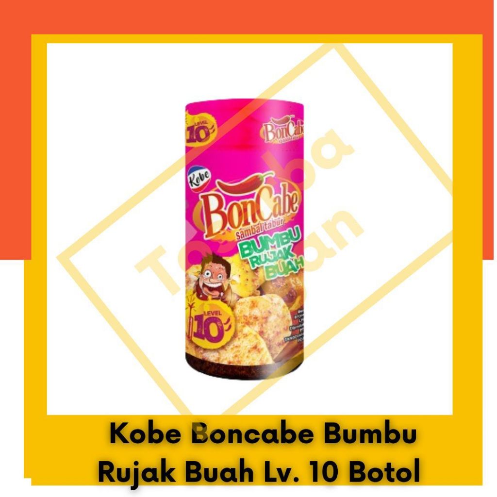 Jual Kobe Boncabe Bumbu Rujak Buah Level 10 Botol @45g | Shopee Indonesia