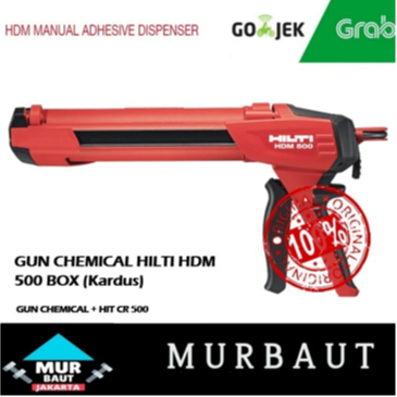 Jual GUN CHEMICAL/LEM HILTI HIT HY 200 (DISPENSER HDM 500 BOX + CR 500 ...