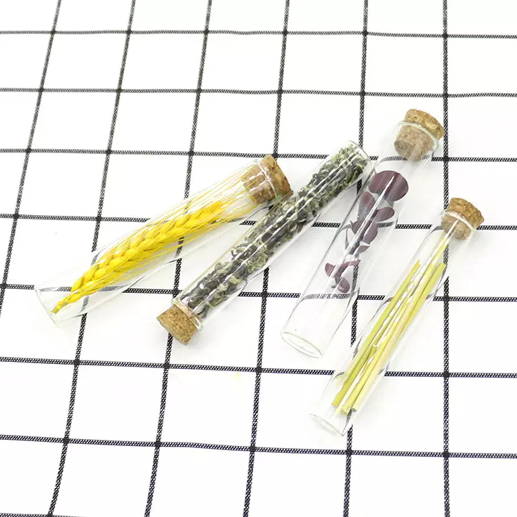 Jual Botol Kaca Mini serbaguna Plus Tutup Kayu 60ML 3 x 12 cm | Shopee ...